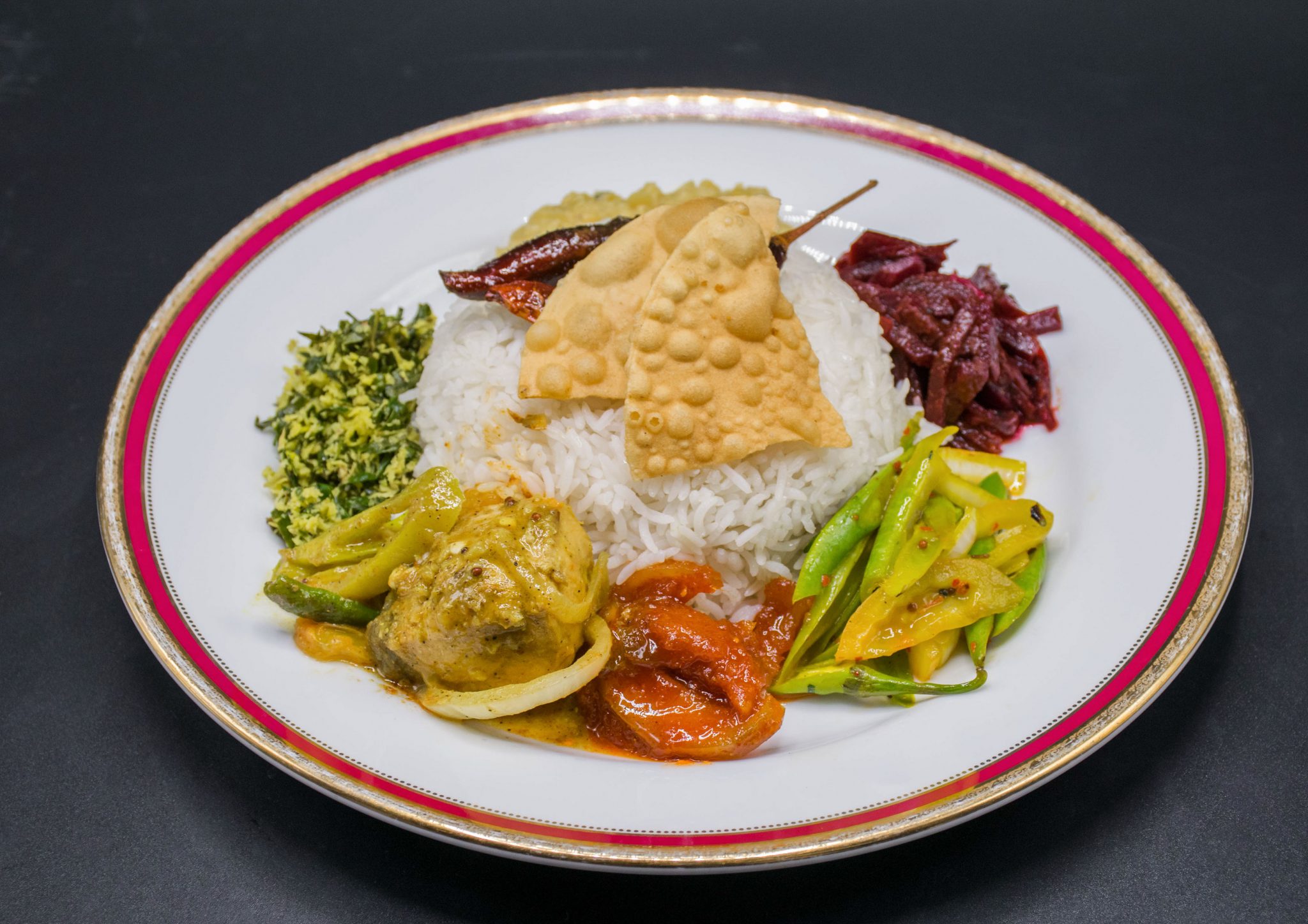 Basmathi - Rice & Curry With Fish - Mahaweli Reach Hotel